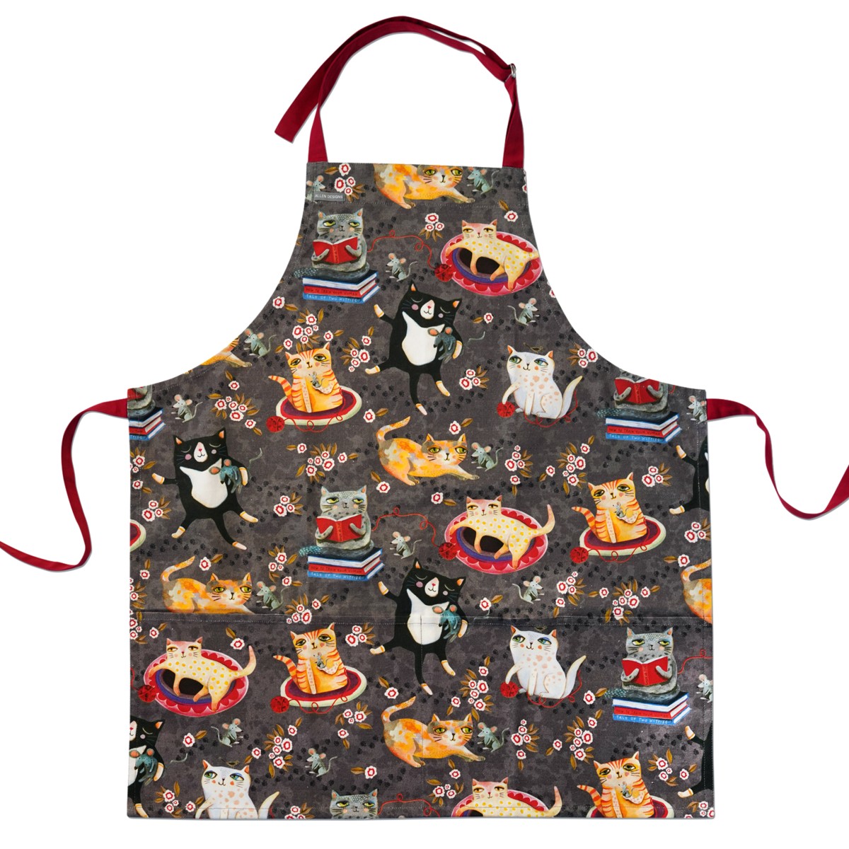 Allen Designs | Kids Apron | Crazy Cats — Delightful Rainglow