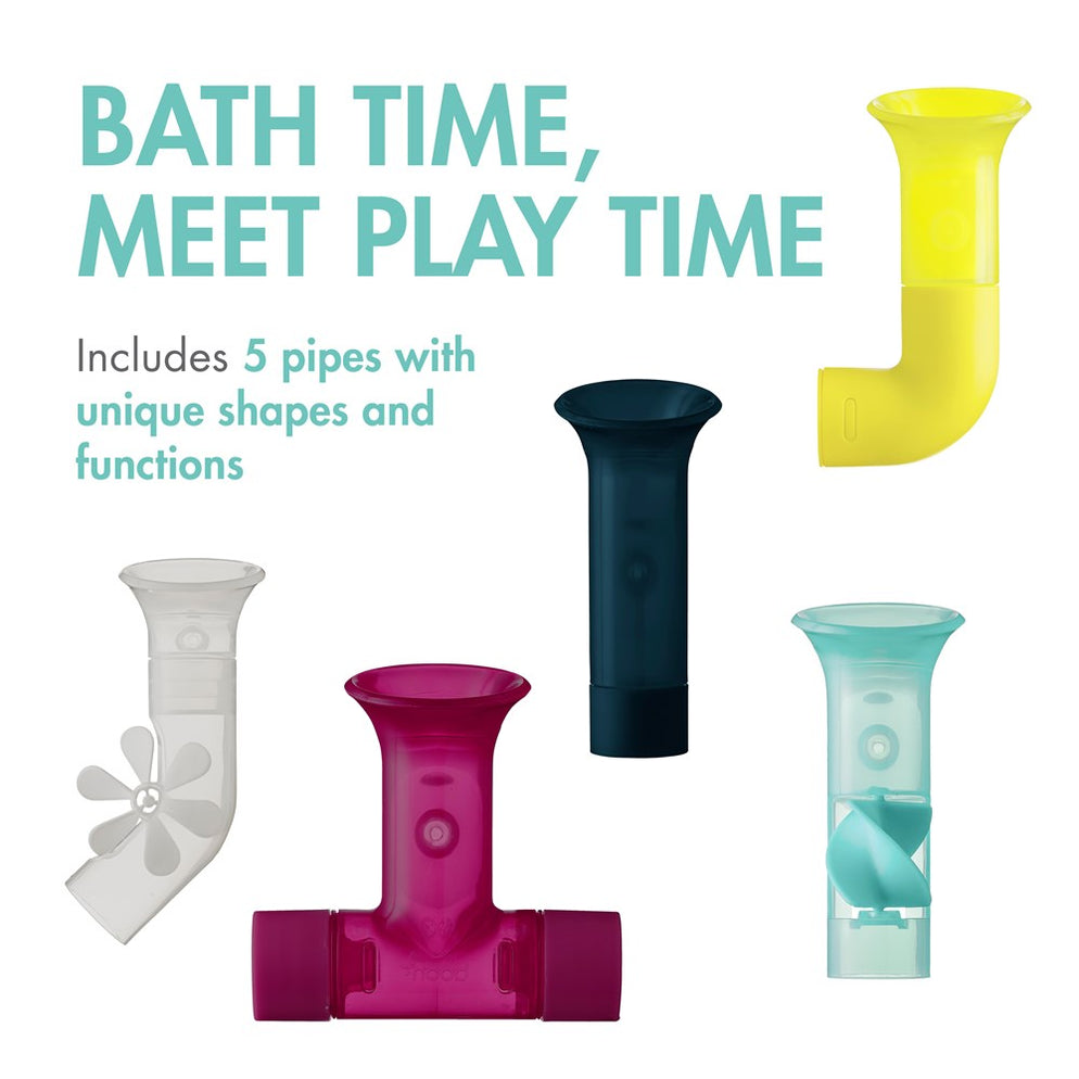 Bath Toy | Building Pipes — Delightful Rainglow