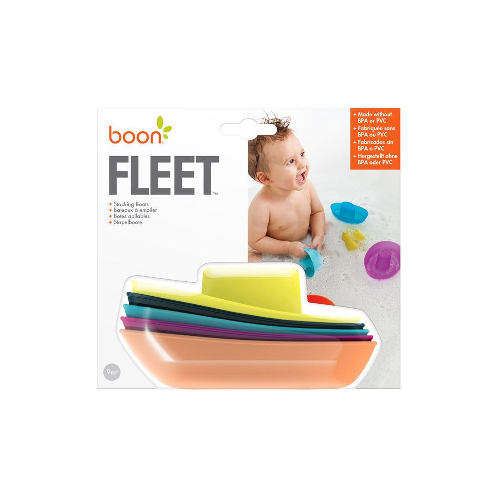 Bath Toy | Fleet Stacking Boats — Delightful Rainglow