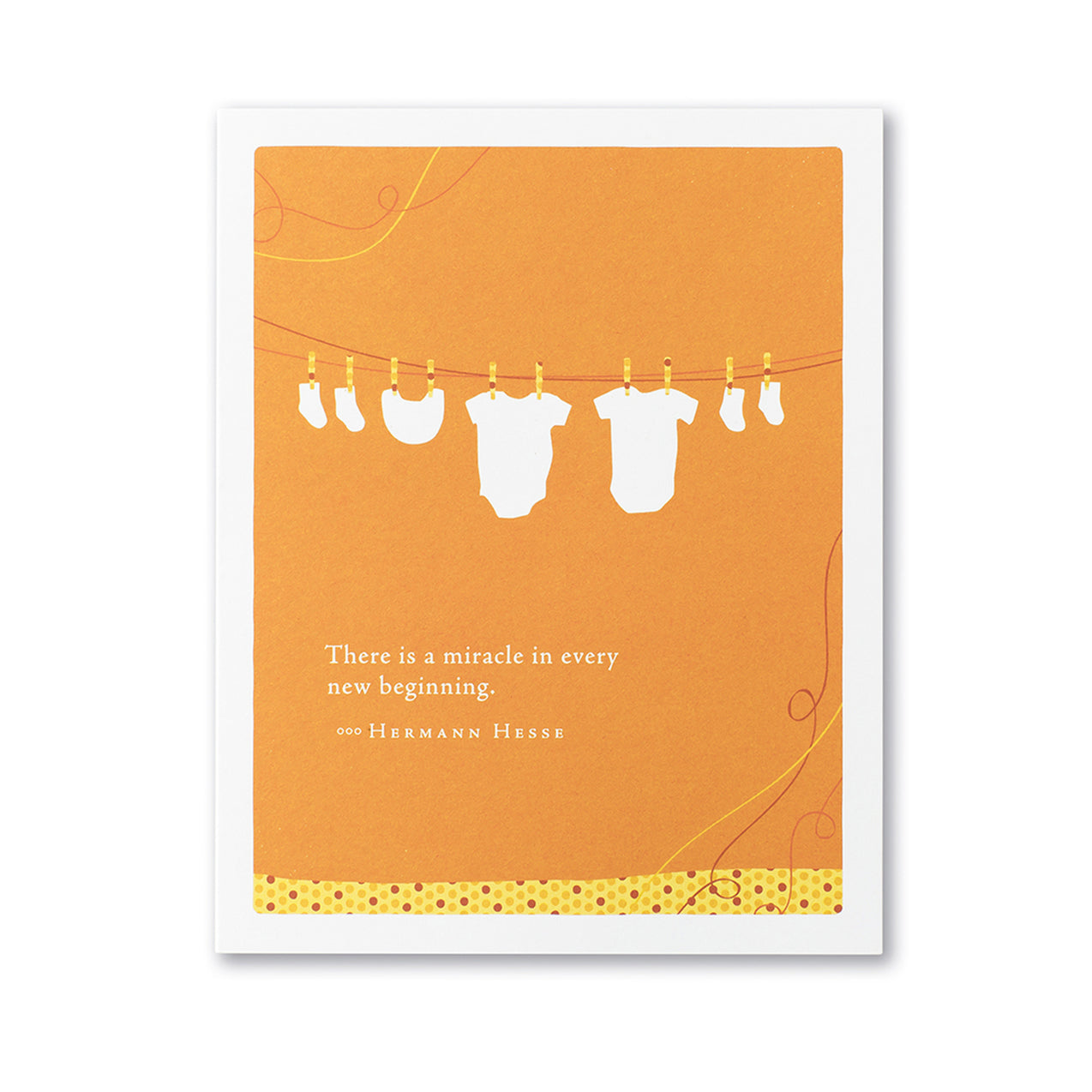 Birth Card - There is a Miracle in Every New Beginning — Delightful ...