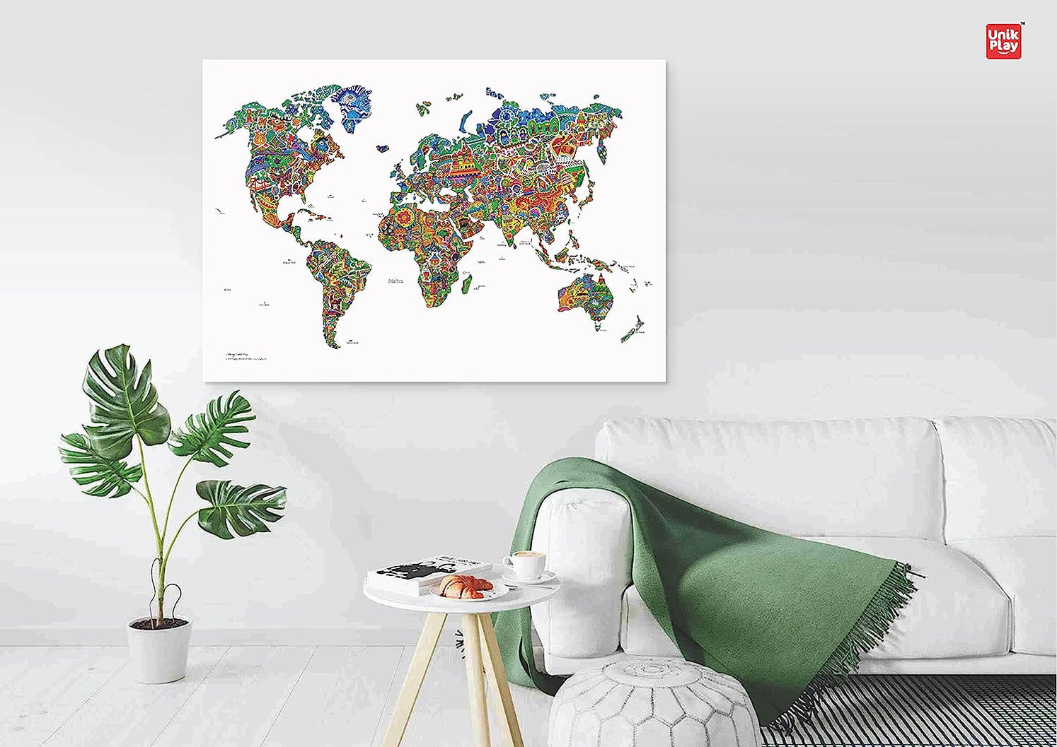 Colouring World Map — Delightful Rainglow