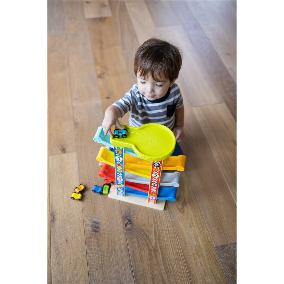 Fat Brain Toys | Zip Zag Race Track — Delightful Rainglow