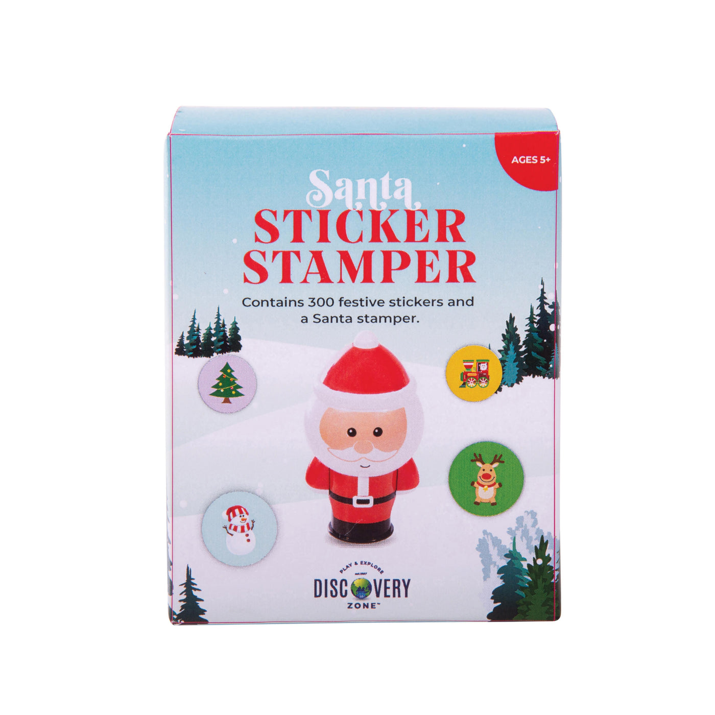 Santa Claus Sticker Stamper — Delightful Rainglow