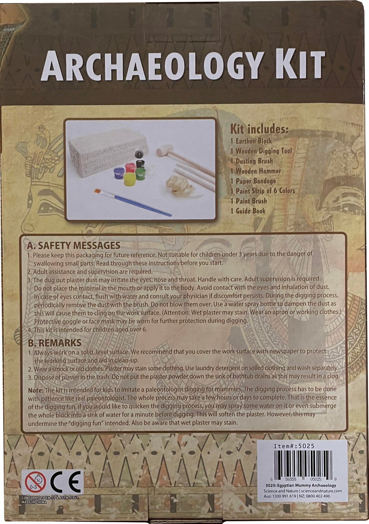 Science | Egyptian Mummy Archaeology Kit — Delightful Rainglow
