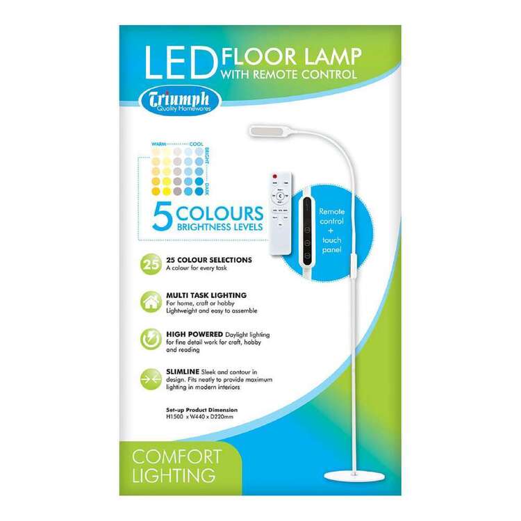 Triumph | LED Floor Lamp with Remote Control — Delightful Rainglow