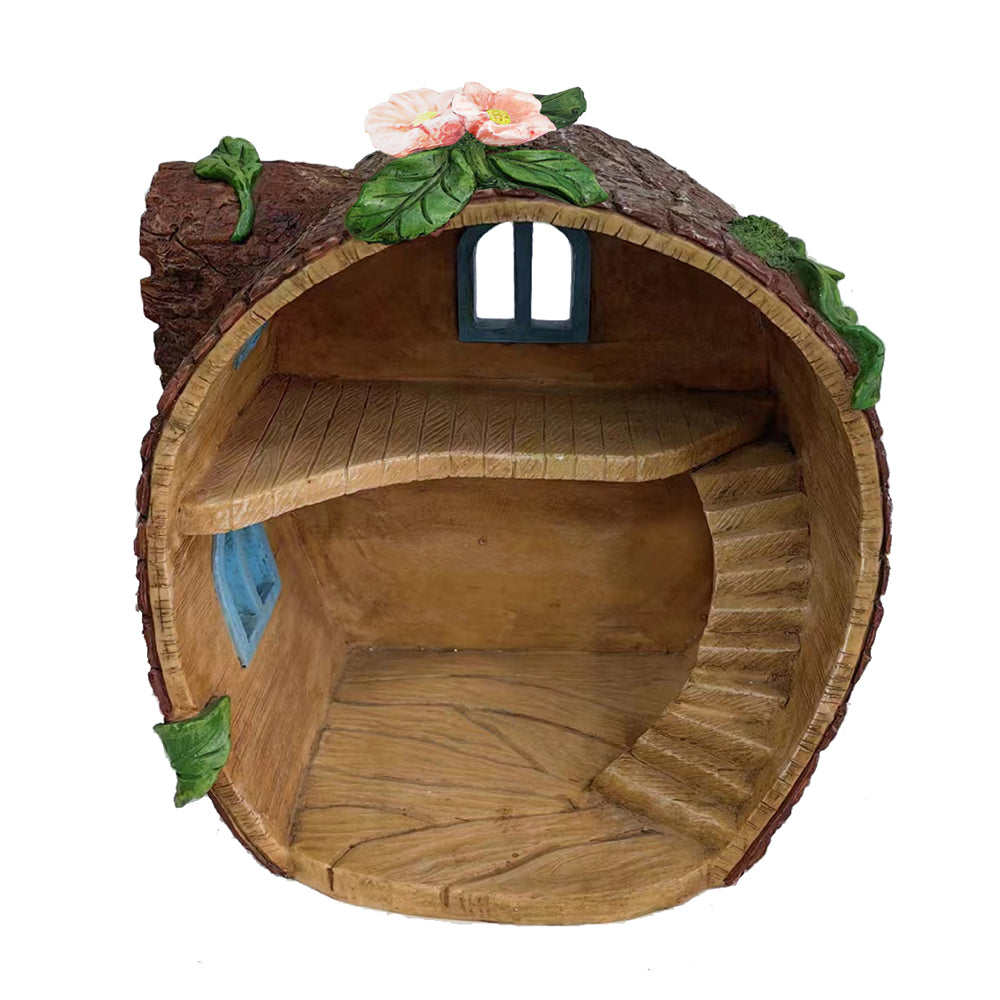 Two-Storey Log Cabin — Delightful Rainglow