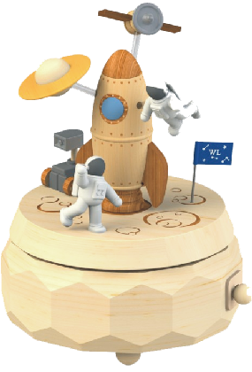 Wooderful Life | Music Box | Space Walk — Delightful Rainglow