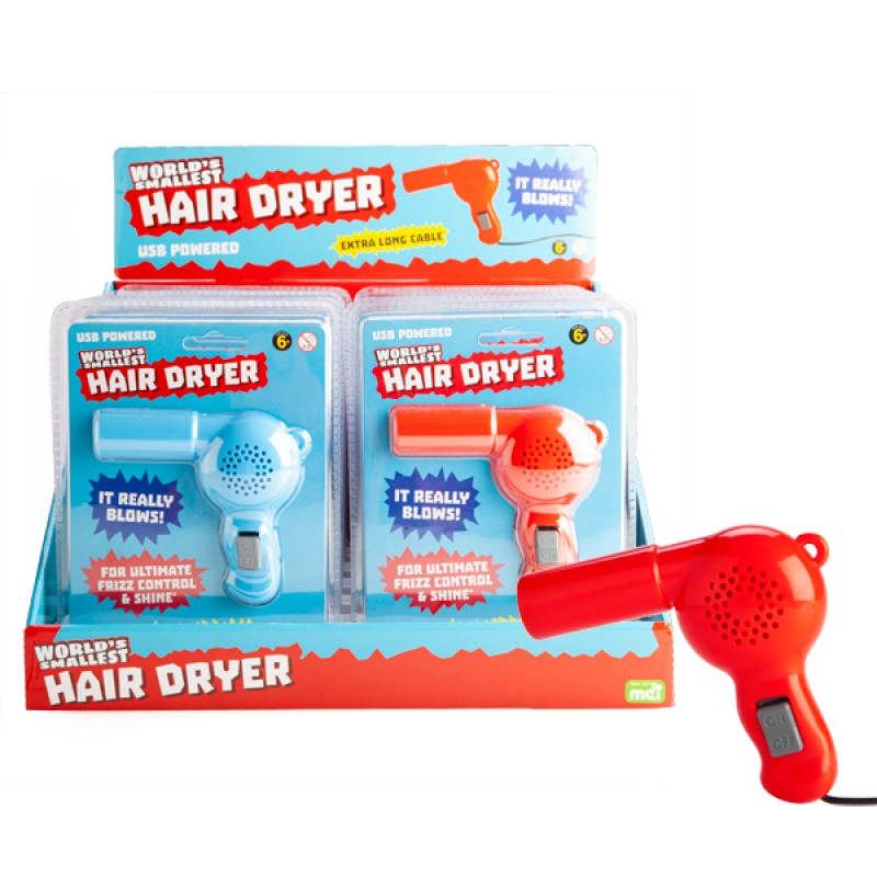 World's Smallest | Hair Dryer — Delightful Rainglow